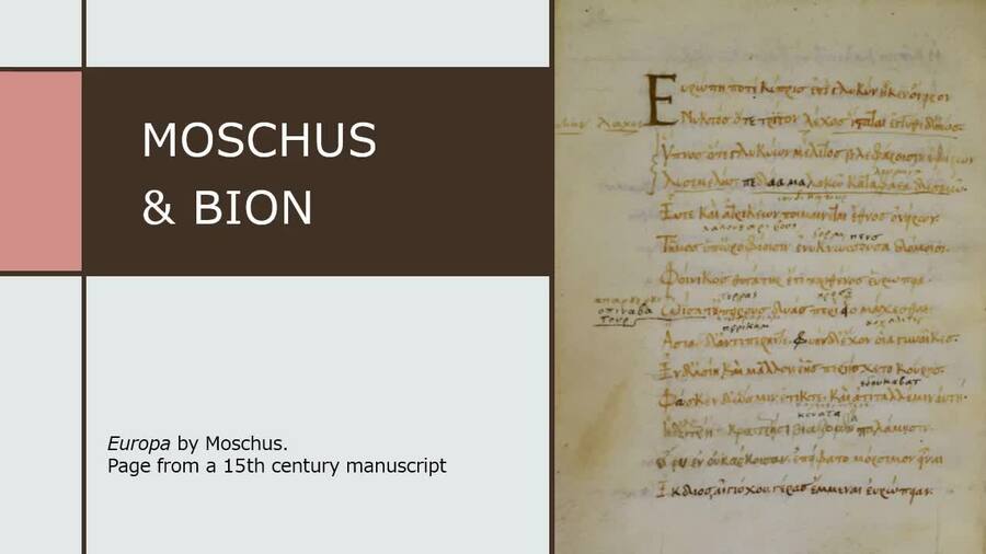 2023 Lecture 13 Pastoral Poetry of Moschus and Bion.mp4