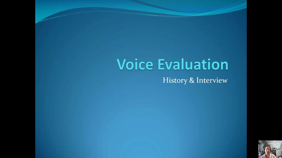Voice evaluation overview
