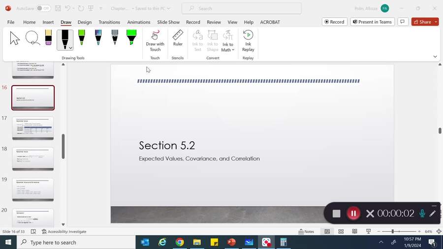 Stat 330 Chapter 5 Part 2