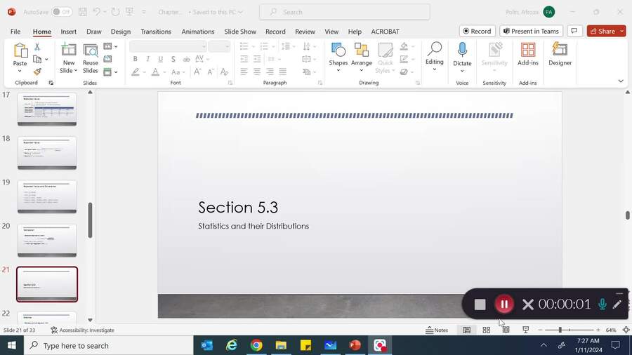 Stat 330 Chapter 5 Part 3