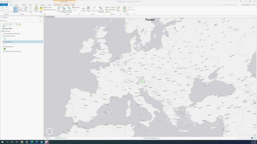 Feature Class Demo with Calculate Geometries