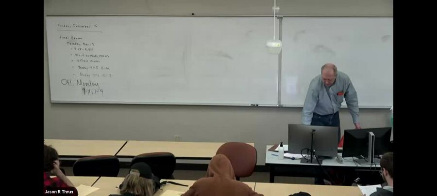 Calculus III - Day 55 - December 15, 2023