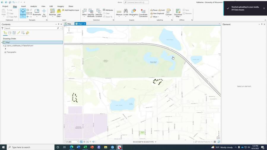 Map vs. Data Layer Projections/Coordinate Systems