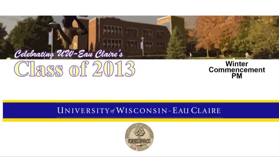 UW-Eau Claire Commencement Fall PM 2013