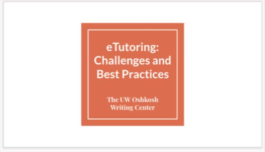 eTutoring Challenges and Best Practices