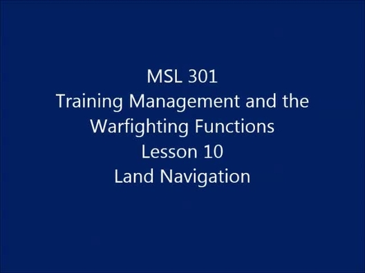 MSL301 L10 Land NAV Intersection_Resection_TBOC
