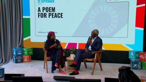 A poem for peace - SDG Media Zone at the 78th Session of the UN General ...