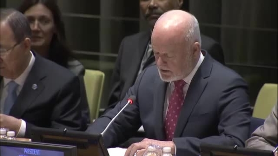 Peter Thomson (GA President) opening remarks at the High-level meeting ...