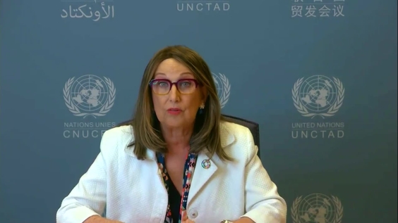 Rebeca Grynspan (UNCTAD) on threats to International Peace and Security ...