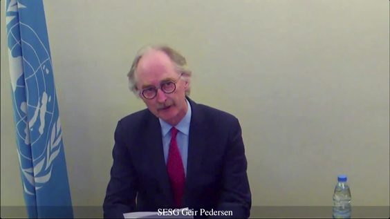Geir Pedersen (Special Envoy) on the situation in the Middle East ...