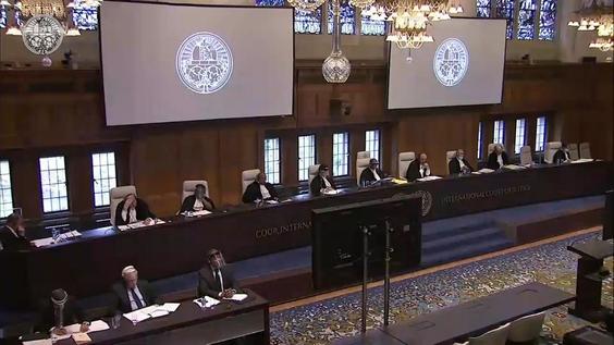 The International Court of Justice (ICJ) holds public hearing by ...