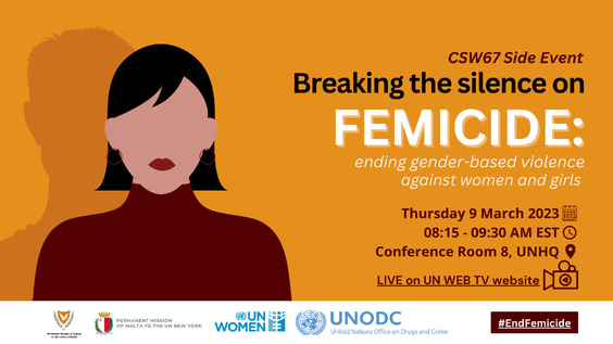 Breaking the silence on femicide: ending gender based violence against ...