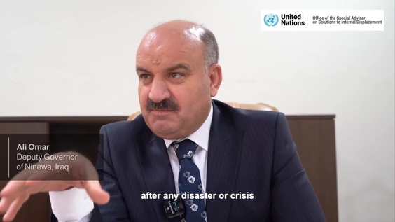 Iraq: Deputy Governor Ali Omar on prevention | UN Web TV