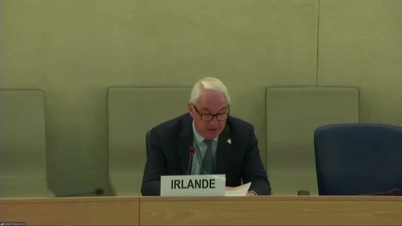Ireland, UPR Report Consideration - 44th Meeting, 49th Regular Session ...