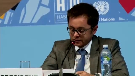 Lebanon Representative, Habitat III, 4th plenary meeting | UN Web TV
