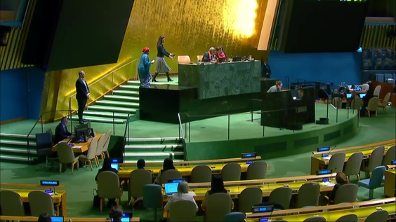Sima Sami Iskandar Bahous (UN-Women) at the High-level meeting to mark ...