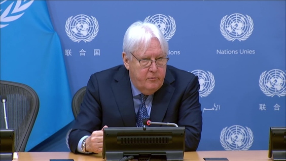 Press Conference: Martin Griffiths (OCHA), on his recent trip to ...