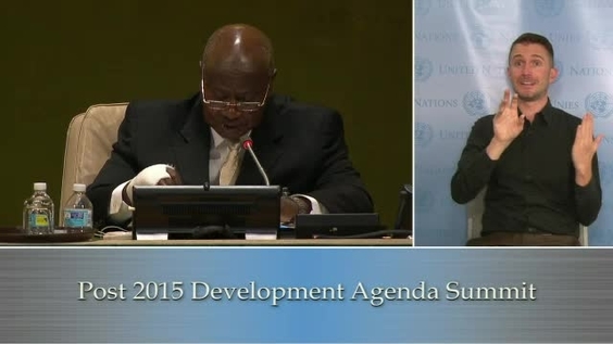 Salil Shetty (Amnesty International) at the Opening of the Post-2015 ...