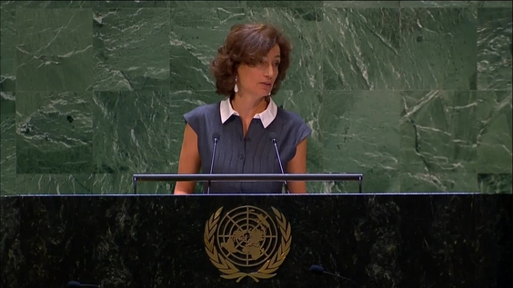Audrey Azoulay (UNESCO) on the 30th Anniversary of World Press Freedom ...