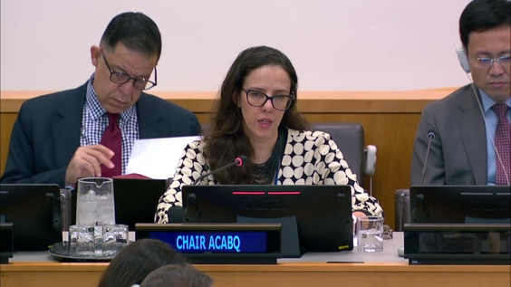 Fifth Committee, 9th plenary meeting - General Assembly, 80th session ...