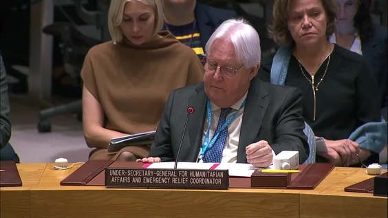 Martin Griffiths (OCHA) on the situation in Ukraine -Security Council ...