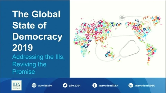 Launch of Report The Global State of Democracy 2019 – on the occasion ...