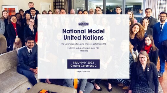 (Part 2) 2023 National Model UN (NMUN) Closing Ceremony | UN Web TV