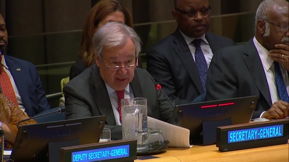 António Guterres (UN Secretary-General) Informal meeting of the plenary to hear a briefing by ...