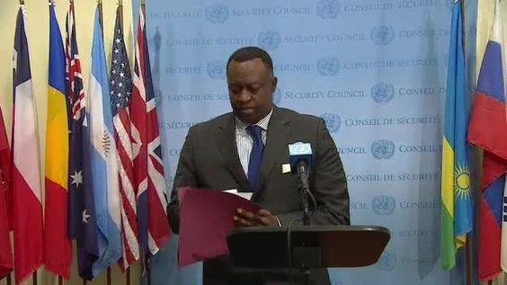 SC President, Mr. Eugene Richard Gasana (Rwanda) on Middle East ...