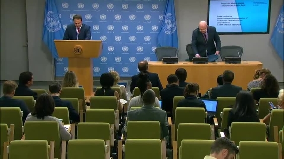 Vassily Nebenzia (Russian) on Syria - Press Conference (16 September ...