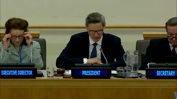 Henrietta H. Fore (UNICEF) at the 2nd plenary meeting of UNICEF ...