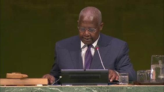 Sam Kutesa (General Assembly President) at the 99th plenary meeting of ...