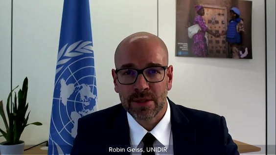 Robin Geiss (UNIDIR) on the impact of the diversion and trafficking of ...