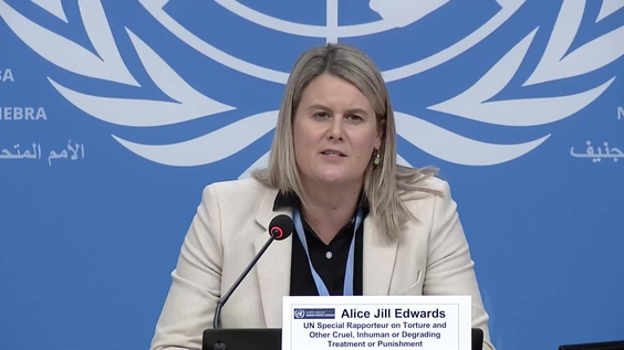 HRC – Press conference: UN Special Rapporteur on Torture | UN Web TV