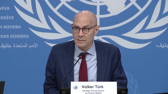 OHCHR - Press Conference: UN High Commissioner for Human Rights Volker ...
