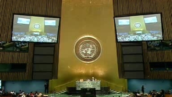 108th Plenary Meeting - General Assembly | UN Web TV