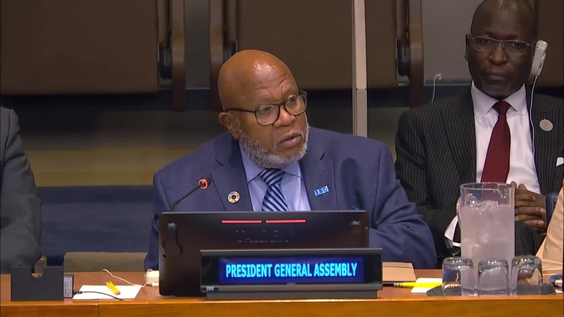 Dennis Francis General Assembly President At The 2nd Meeting Of The