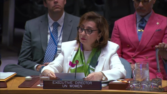 Sima Sami Bahous (UN Women) on Women and Peace and Security - Security ...