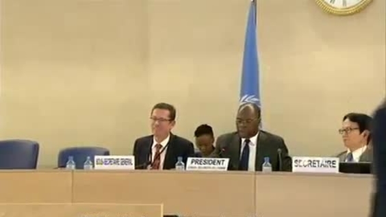 Gabon, High-Level Segment - 1st Meeting, 25th Regular Session Human ...