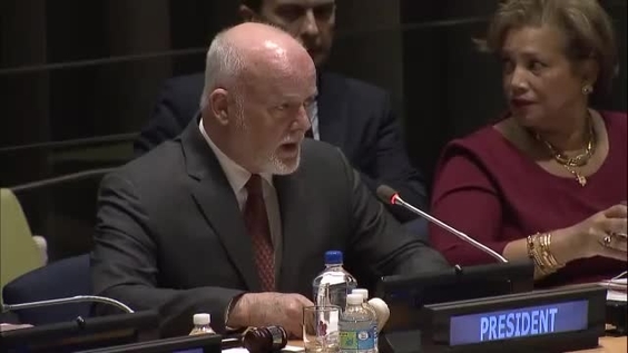 Peter Thomson (General Assembly President) on the situation in Syria ...