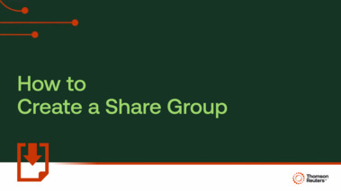 Product Training - UK | Thomson Reuters - Case center