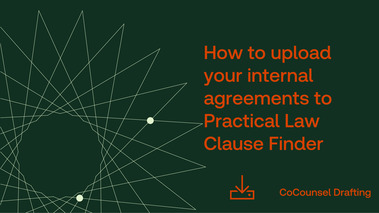 Product Training - US | Thomson Reuters - CoCounsel Drafting