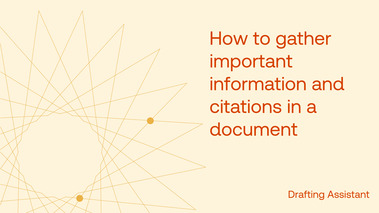 Product Training - US | Thomson Reuters - Drafting Assistant