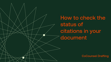 Product Training - US | Thomson Reuters - CoCounsel Drafting