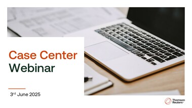 Product Training - UK | Thomson Reuters - Case center