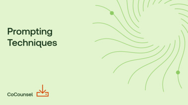 Product Training - US | Thomson Reuters - CoCounsel