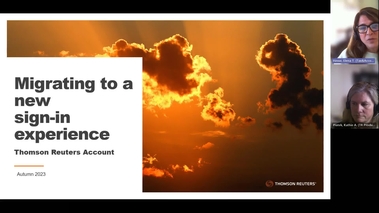 Product Training - US | Thomson Reuters - Thomson Reuters Account upgrade