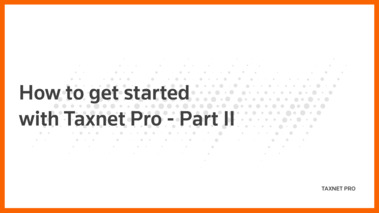 Thomson Reuters Product Training