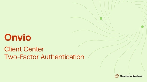 Onvio - Product Training - US | Thomson Reuters