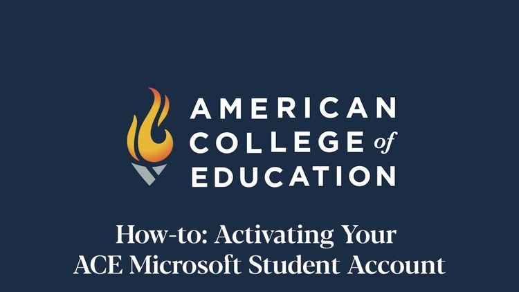 How-to: Activating Your ACE Microsoft Student Account